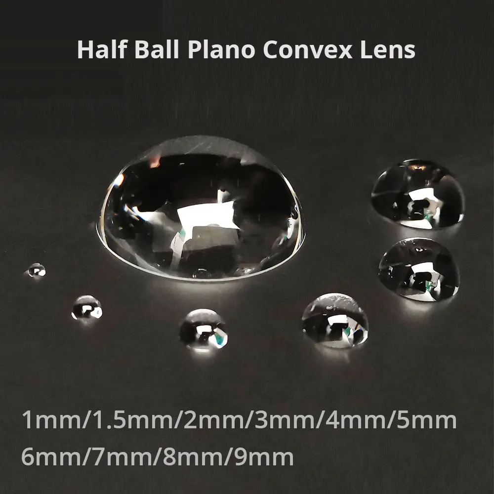 K9-Optical-Glass-1mm-9mm-Hemispherical-Lens-Glass-Half-Ball-Plano ...