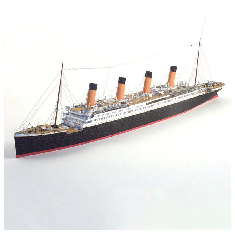 1:400 Titanic British Cruise Ship 3D Paper Model Puzzel Handmade DIY ...