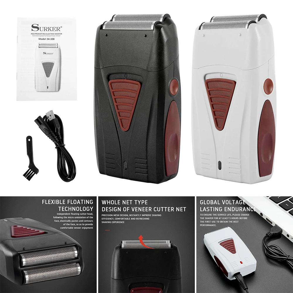 Mini Rechargeable USB Razor Shaving Machine Men Electric Shaver Trimmer ...
