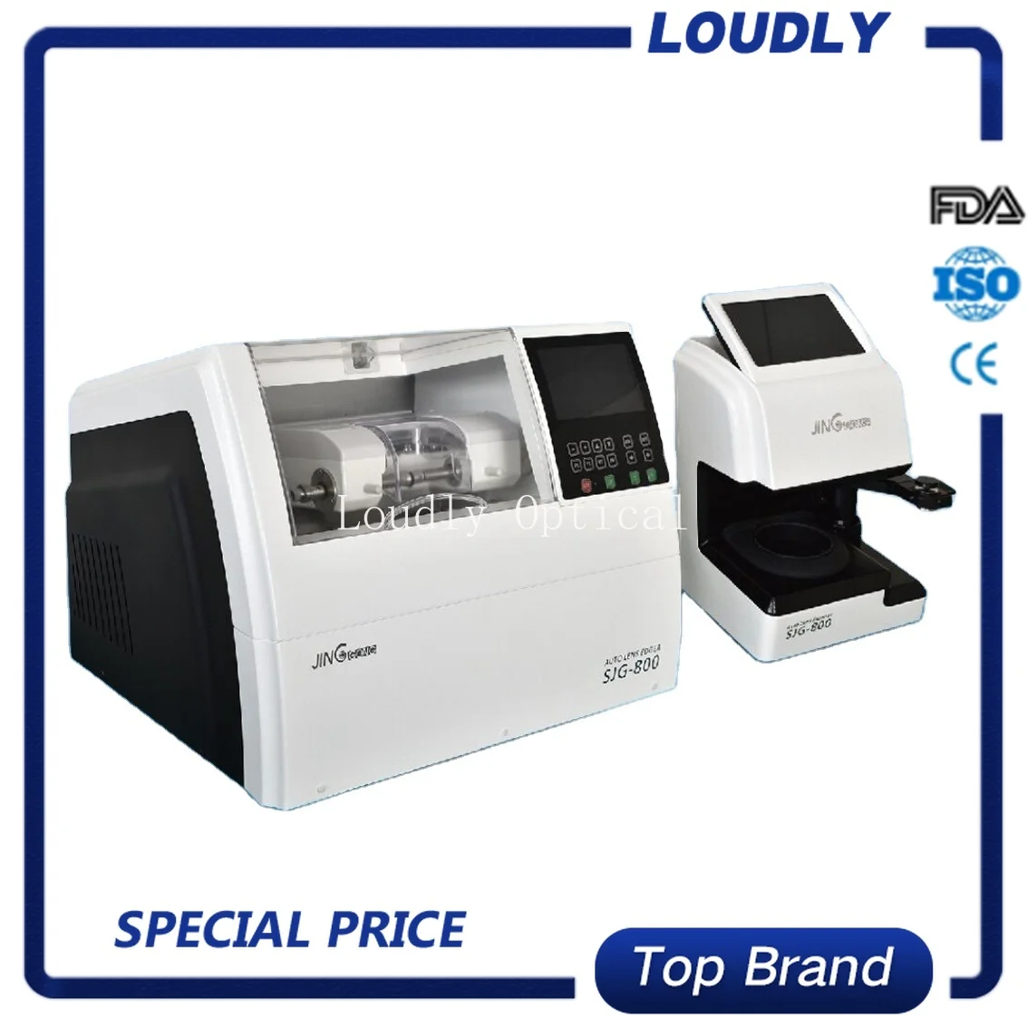 Loudly brand Auto Lens Edger Optical Automatic Lens Edger Patternless ...