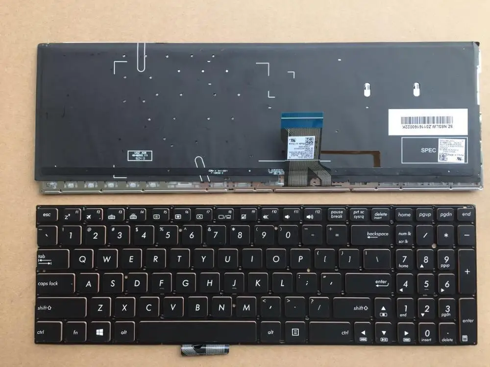 Teclado para ASUS Q551, Q551L, Q551LN, q503u, q503ua, n543u, n543ua ...
