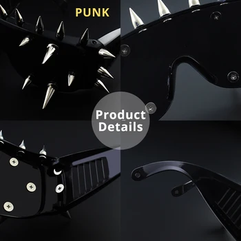 Punk Rock Rivet Spike Glasses (2 Options) - Queerks™
