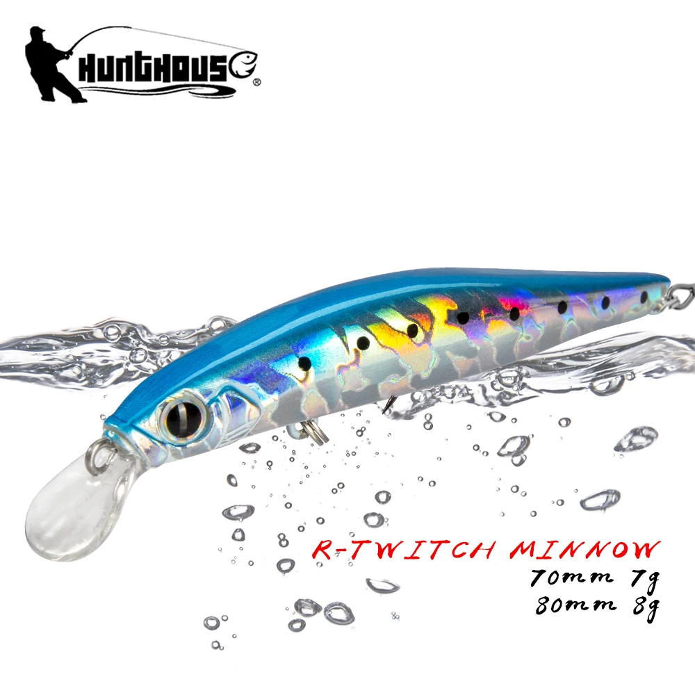 Hunthouse-Artist-Sinking-Minnow-Fishing-Lure-pesca-de-gua-doce-isca-de ...