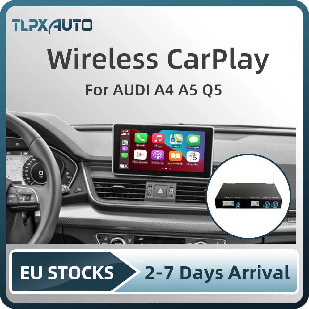 Wireless Carplay MMI Android Auto Interface box For AUDI A4 A5 Q5 S5 3G ...