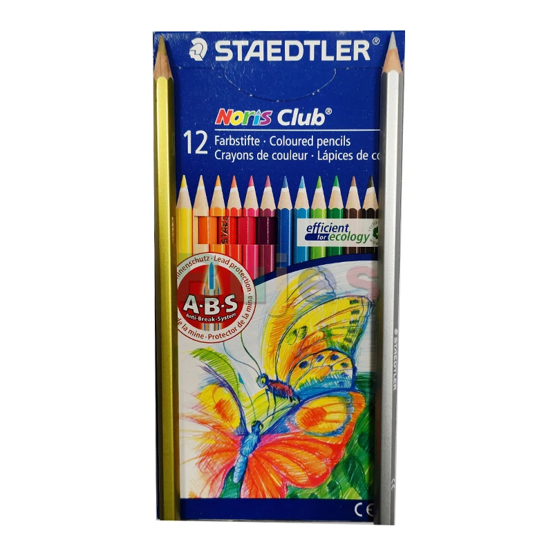 Crayons de couleur,crayons de couleur LUNA aquarelle, ensemble de 12-24 ...
