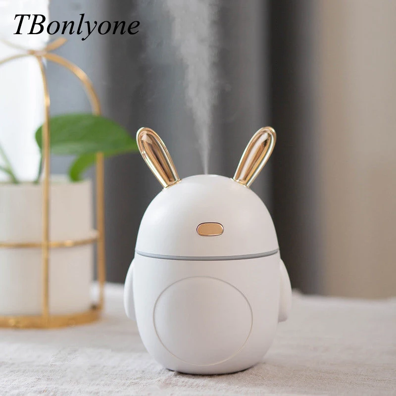 320ml Rabbit Electric Ultrasonic Air Humidifier Aroma Essential Oil ...