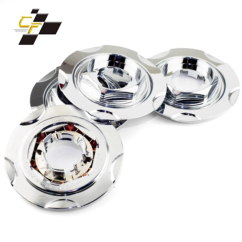 4pcs-150mm-88mm-54mm-Semicircle-Auto-Car-Wheel-Center-Cover-Chrome-For ...