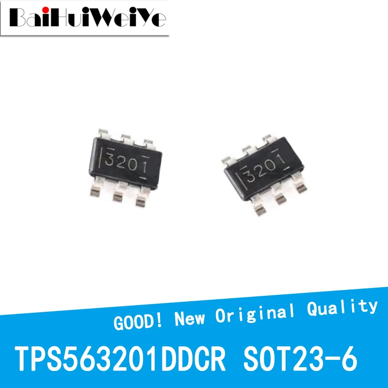 10Pcs/Lot TPS563201DDCR TPS563201 3201 SOT23 SOT23 6 Synchronous Buck ...