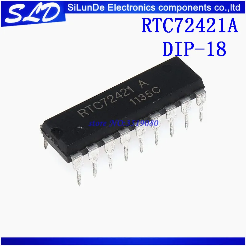 จัดส่งฟรี 5 ชิ้น/ล็อต RTC72421A RTC72421 72421 DIP 18 ใหม่และต้นฉบับสต็อก|ชิ้นส่วนและอุปกรณ์ ...