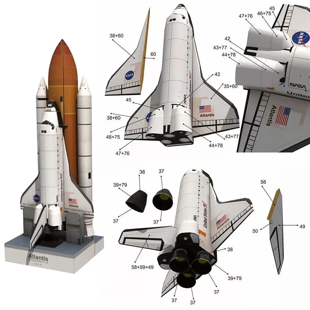 Blueprints Of Homemade Space Shuttles