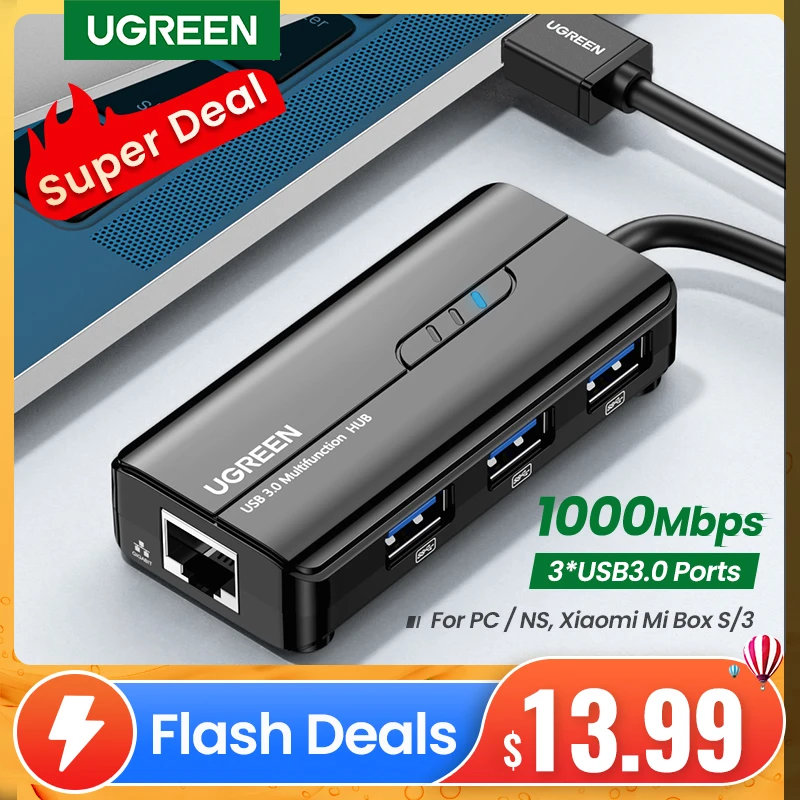 UGREEN USB Ethernet USB3.0 Lan 1000Mbps Ethernet Adapter USB RJ45 USB ...