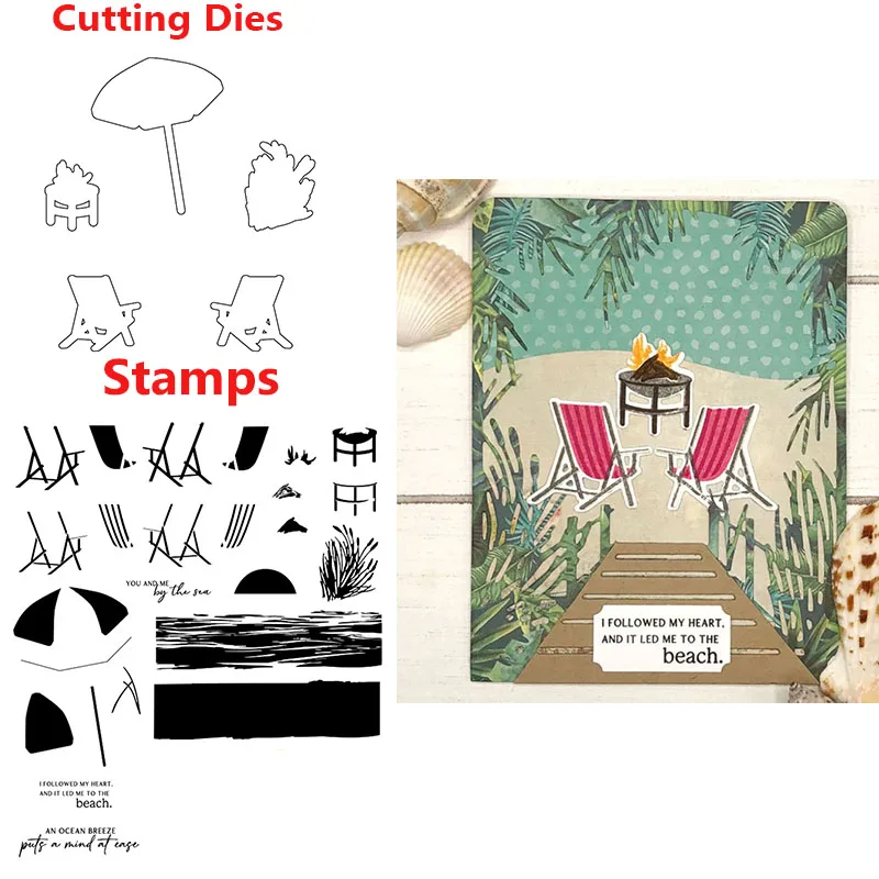 Better-at-the-Beach-Stamp-Set-Ocean-Waves-Transparent-Clear-Stamps-And ...