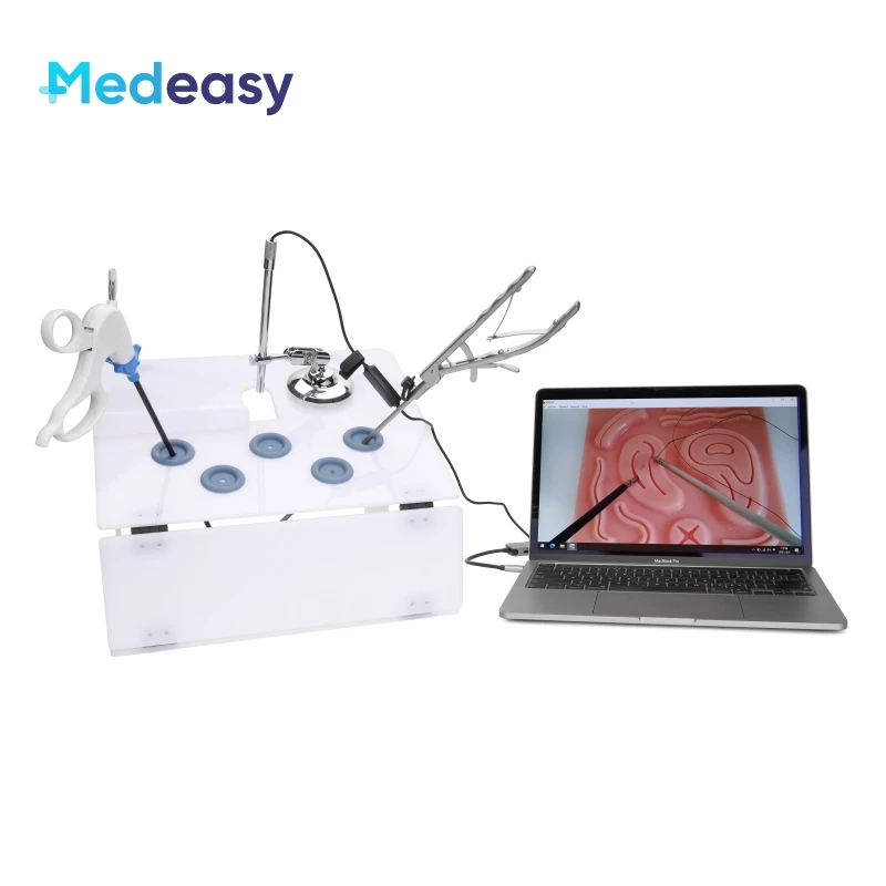 Laparoscopy-Surgery-Training-Box-Laparoscopic-Simulator-Trainer-with ...