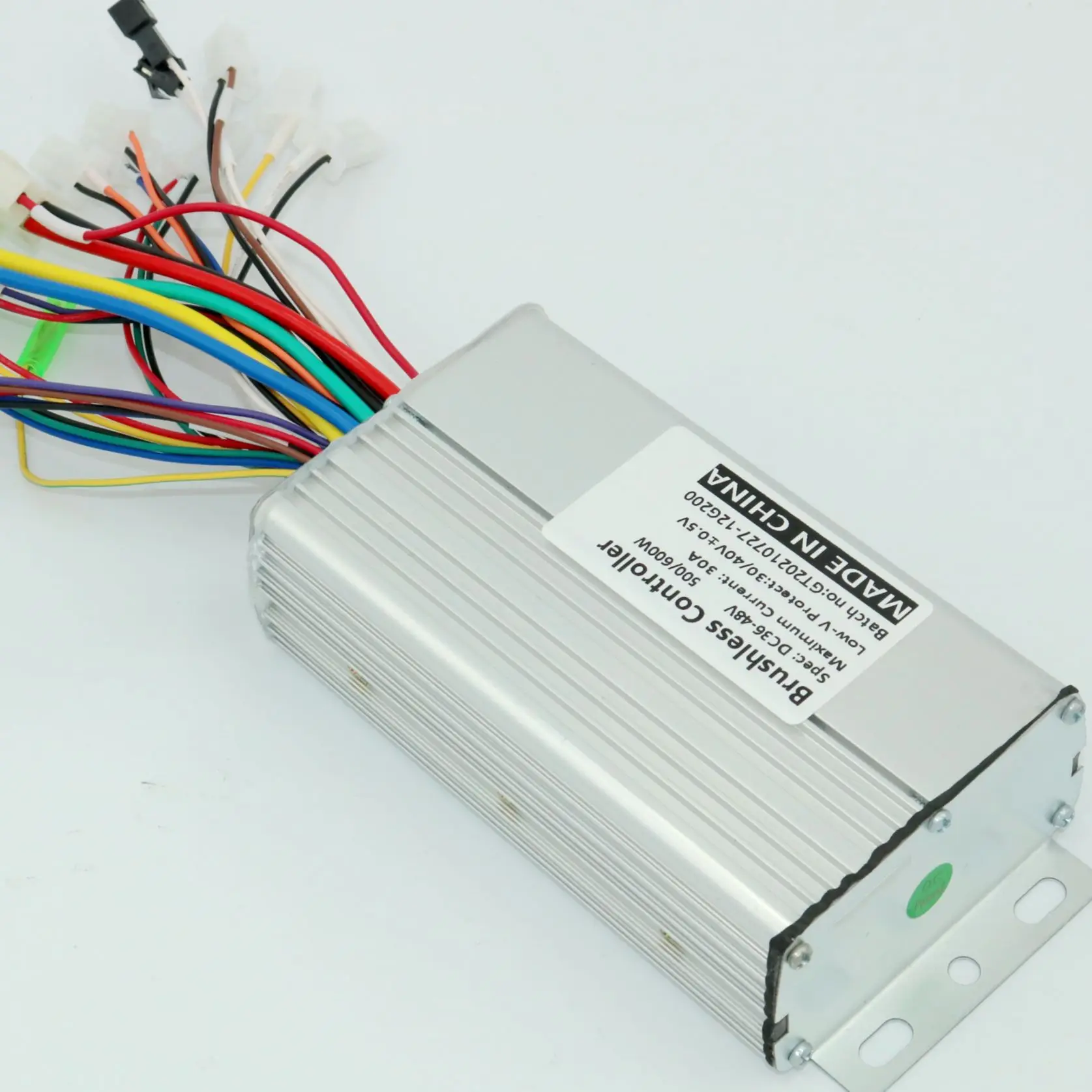 Greentime 36v/48v 500w/600w 30amax Bldc Brushless Motor Controller Electric Bike Tricycle Dual ...