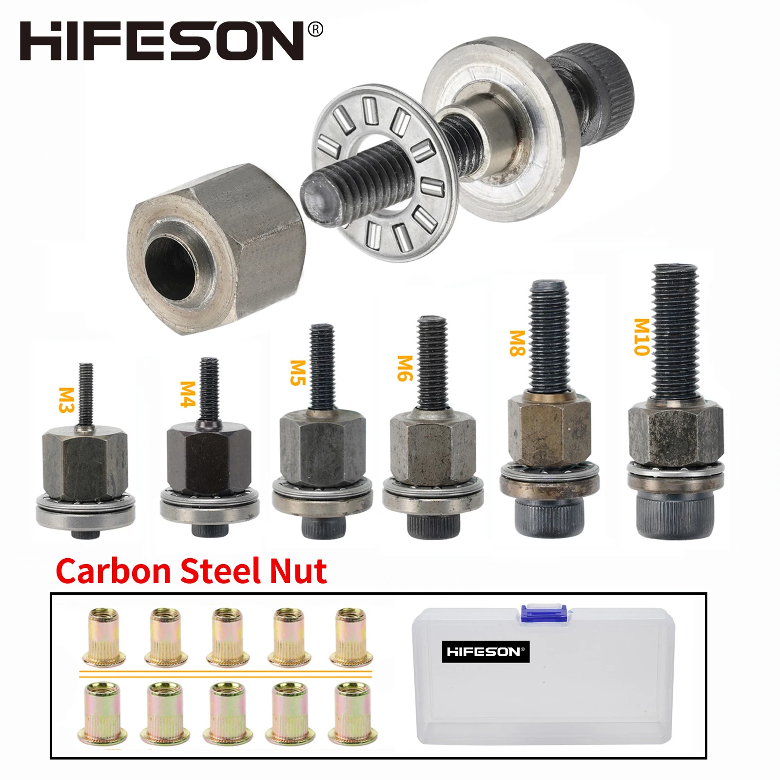 Carbon-Steel-Hand-Rivet-Nut-Gun-Head-nuts-Simple-installation-Manual ...