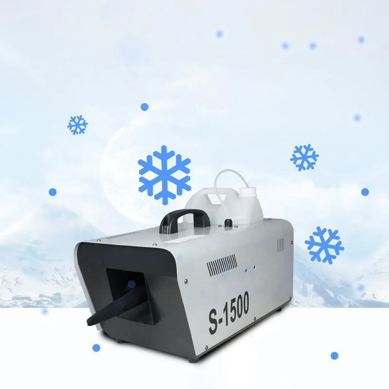 Remote Control 1500w Artificial Snowflake Stage Spray Snow Machine ...