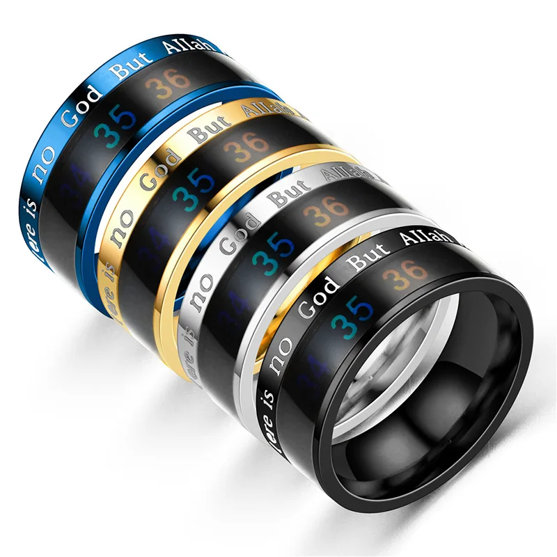 Magic Smart Sensor Body Temperature Ring Stainless Steel Rings ...
