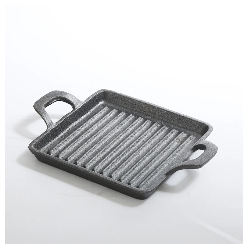 14-13-5cm-Cast-Iron-Square-Grill-Plate-with-Double-Ears-Easy-Access ...