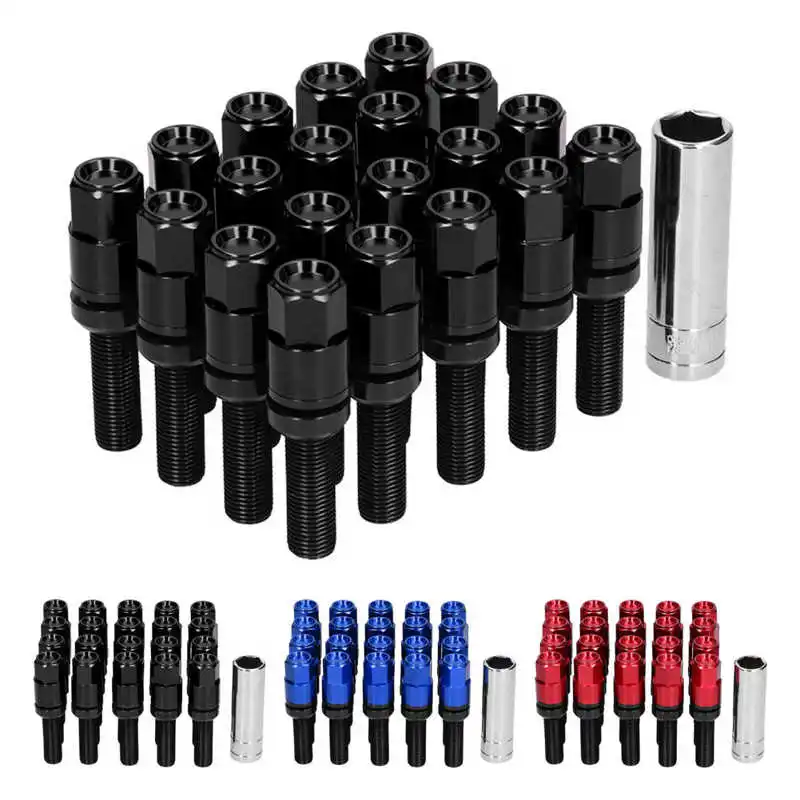 Wheel Lug Nuts Extended Lug Bolts Steel Universal for Car|Nuts & Bolts ...
