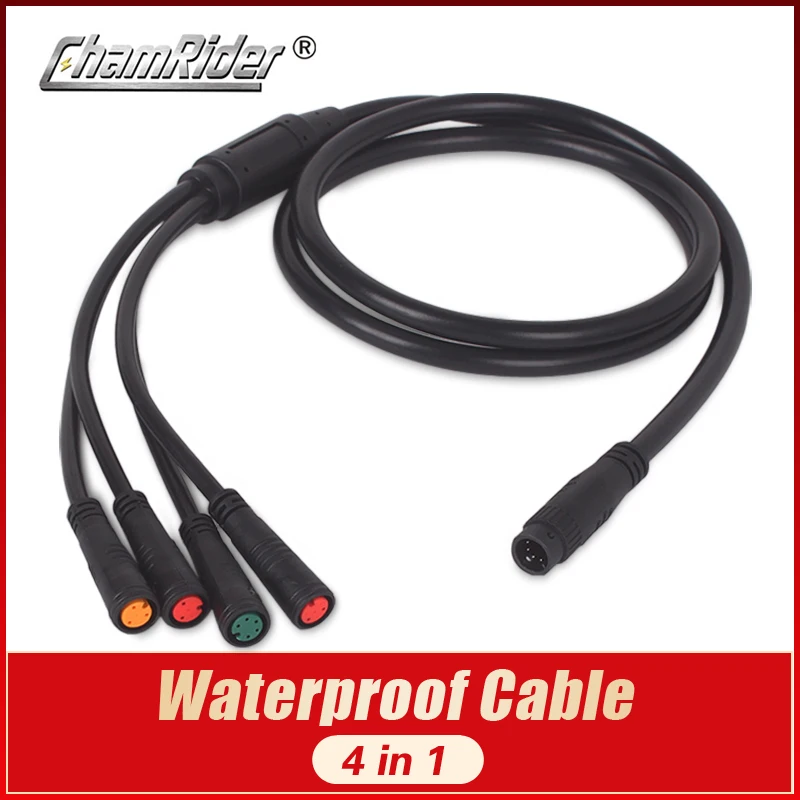 Julet 1 To 4 Wiring Harness Main Cable Waterproof Wire For Electric ...