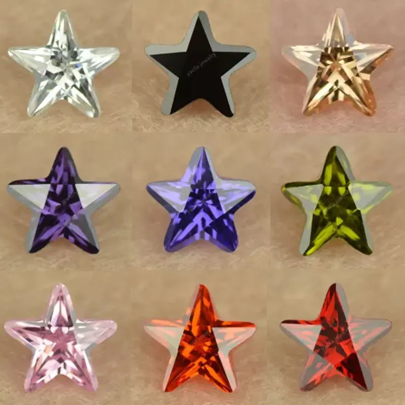 Wholesale-2-2-10-10mm-5A-Five-Pointed-Star-Shape-Cut-Cubic-Zirconia ...