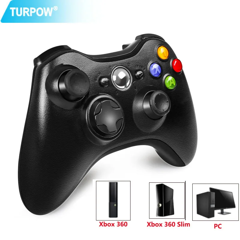For Xbox 360 Gamepad 2.4G Wireless Controller With PC Receiver For ...