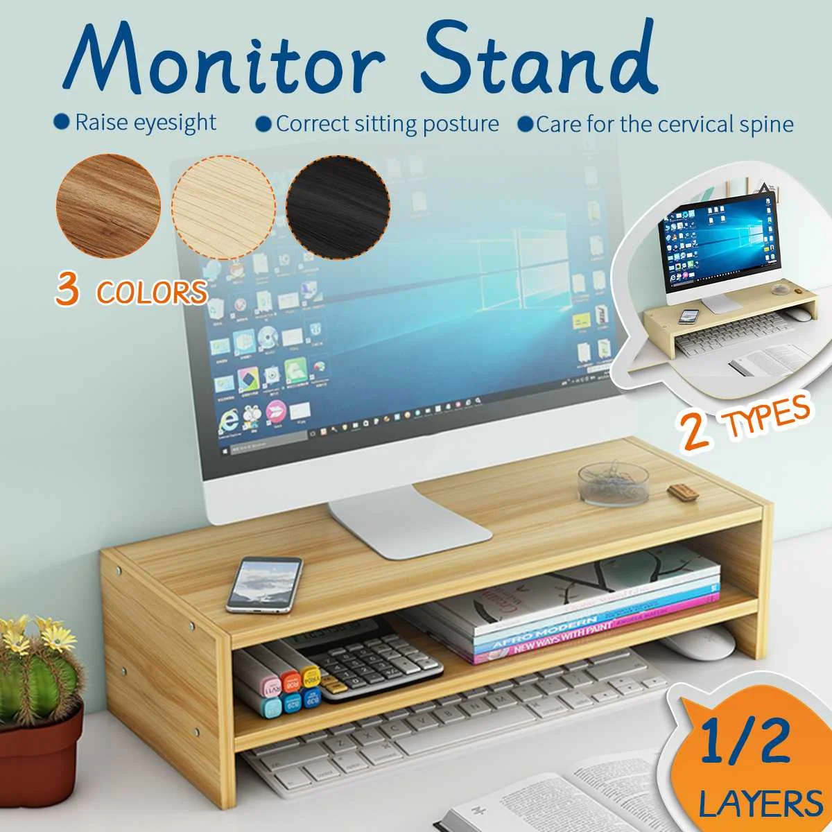 To Raise Computer Monitor Shelf