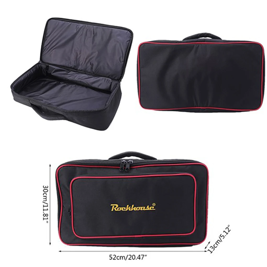 Electric-Guitar-Effects-Pedal-Board-Storage-Bag-Carry-Case-Effect ...