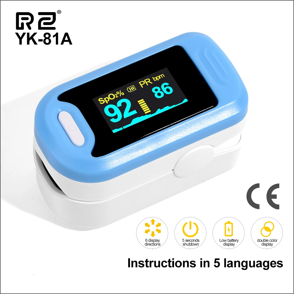 RZ-Pulse-Oximeter-Finger-Mini-Portable-Fingertip-Pulsoximeter-Spo2 ...
