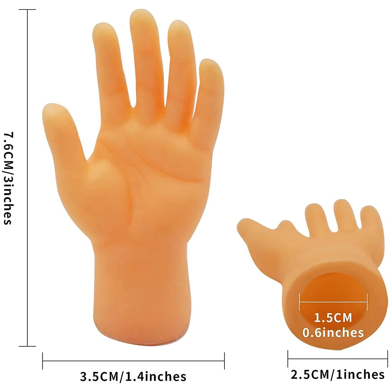 Funny Mini Hands Miniature Tease the Cat Pet Toy Creative Finger ...