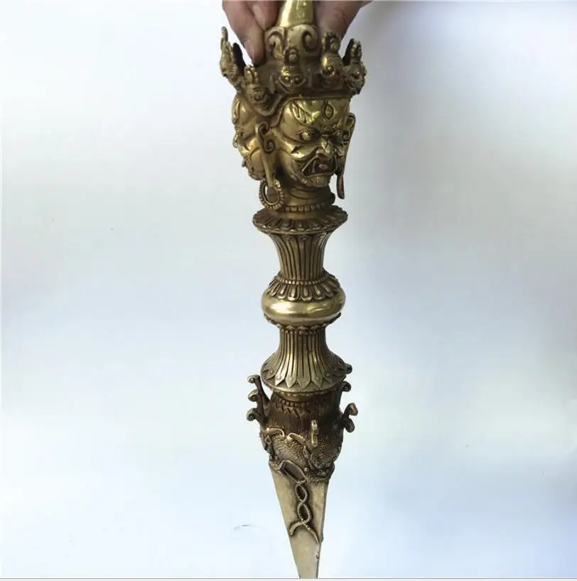 Copper Statue Open Brass, Vajra, Pin, Devil Subduing, Pestle, Magic ...
