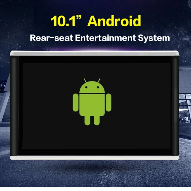 10.1 Inch Car Headrest Monitor Android 9.0 4K HD 1080P Video Player ...
