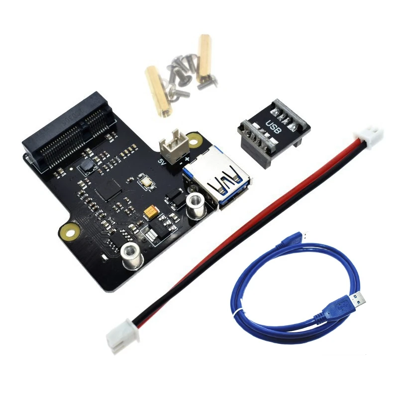 Placa de expansión de disco SSD para Raspberry Pi X850 mSATA, USB 3,0 ...