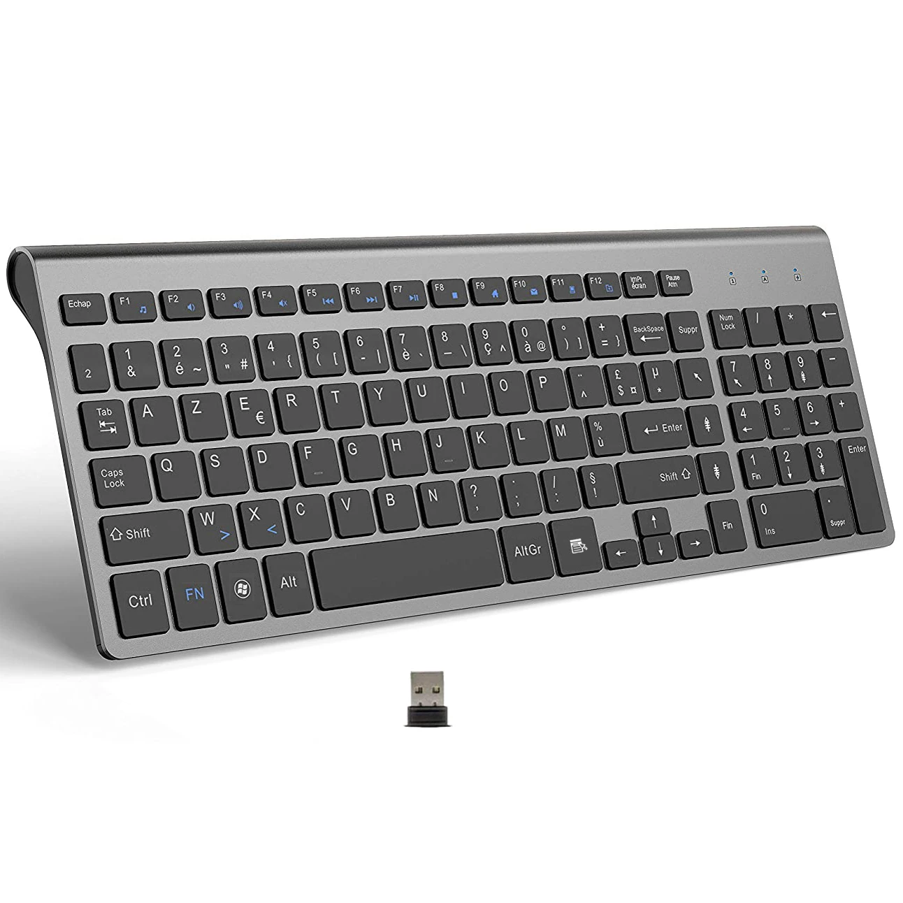 Clavier-sans-fil-professionnel-ultra-fin-2-4G-silencieux-compact-cl ...
