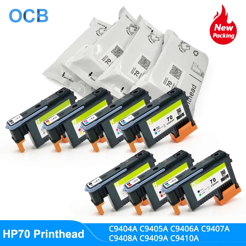 For Hp 70 Printhead C9404a C9405a C9406a C9407a C9408a C9409a C9410a ...