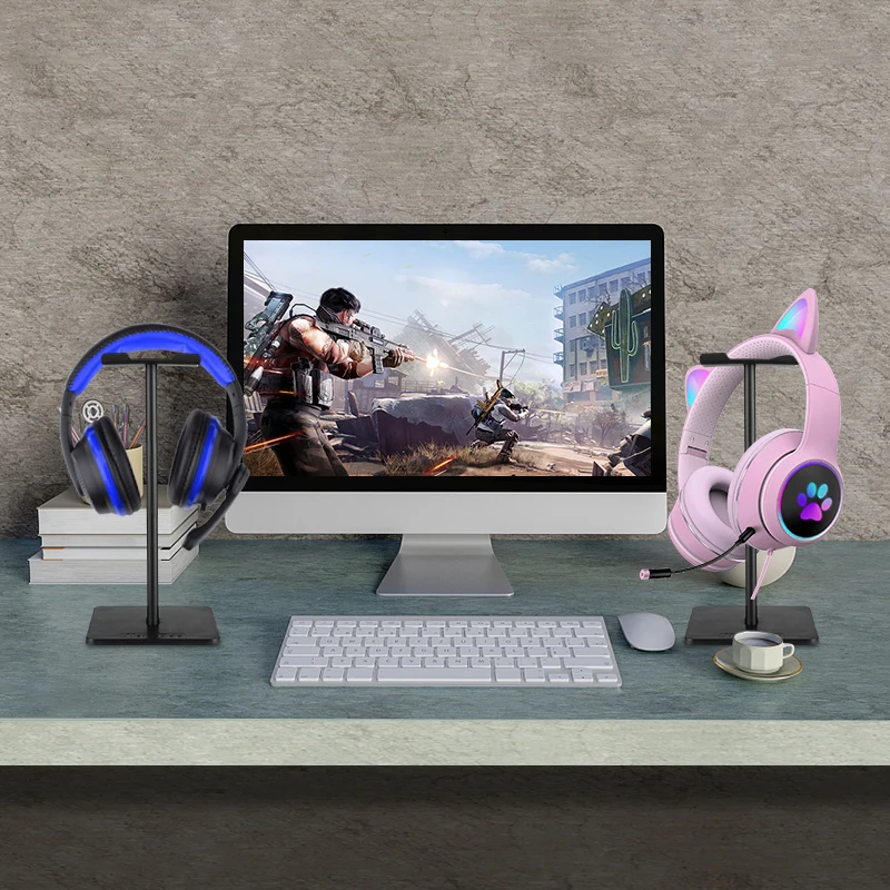 Wireless Headphone Stand Aluminum Support Headset Stand - NZshopsmart