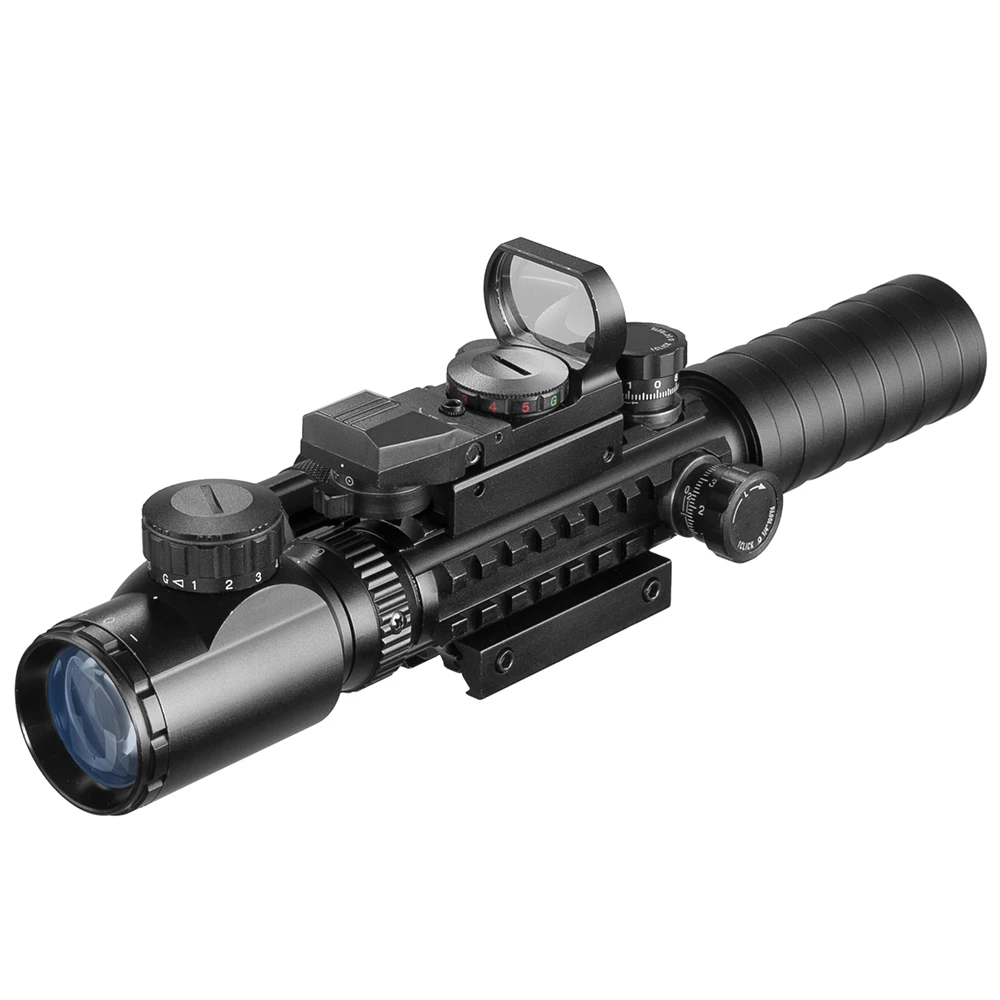 3-9x32 Scope + Red Green Dot Sight Scope Laser Sight OPTIC RED DOT ...