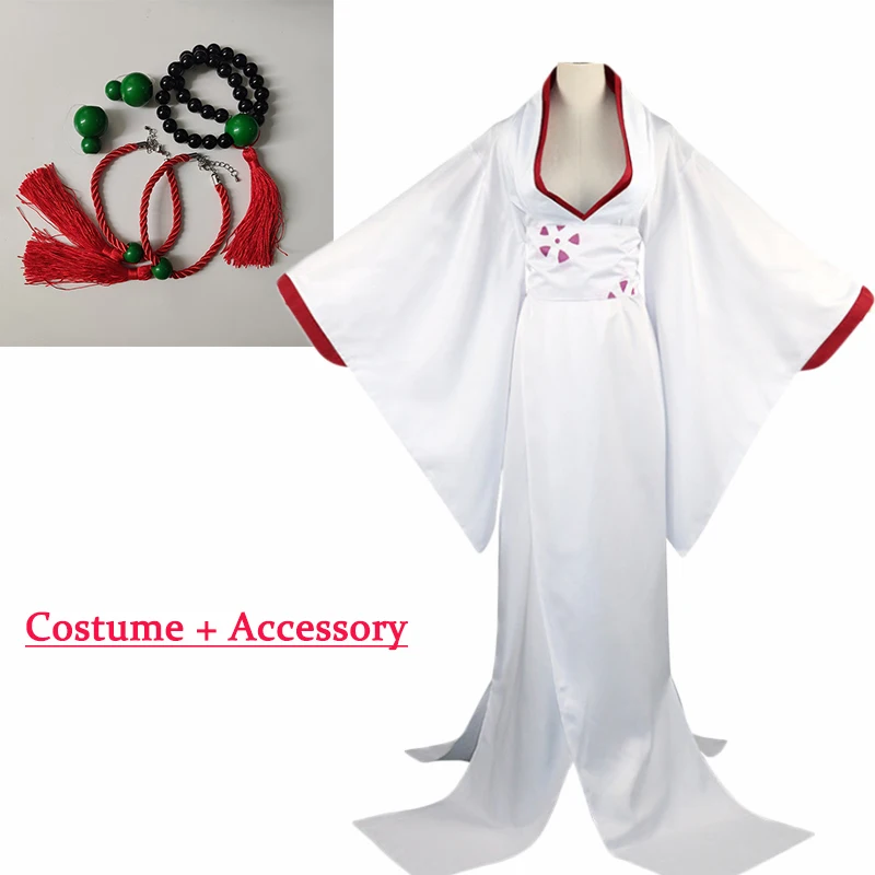 Anime Demon Slayer Kimetsu Rui Kimono Spider Ghost Cosplay Costume ...