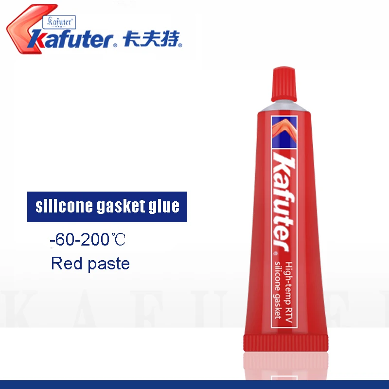 Kafuter 실리콘 실란트 빨간색 접착제, 내유성 고온 내성 방수 자동 수리 특수 밀봉 접착제|실리콘 실란트| - AliExpress