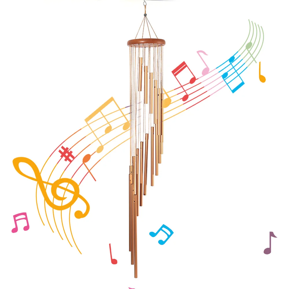 Home-Decor-Wall-Hanging-Garden-Patio-Outdoor-Wind-Chimes-Metal-Wind ...