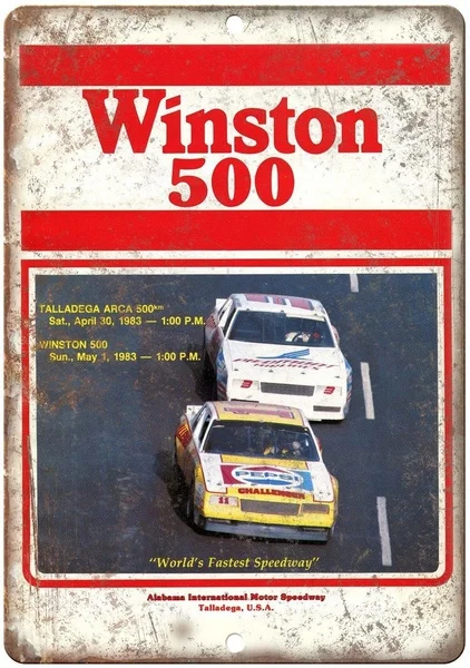 Winston-500-Tin-Sign-art-wall-decoration-vintage-aluminum-retro-metal ...