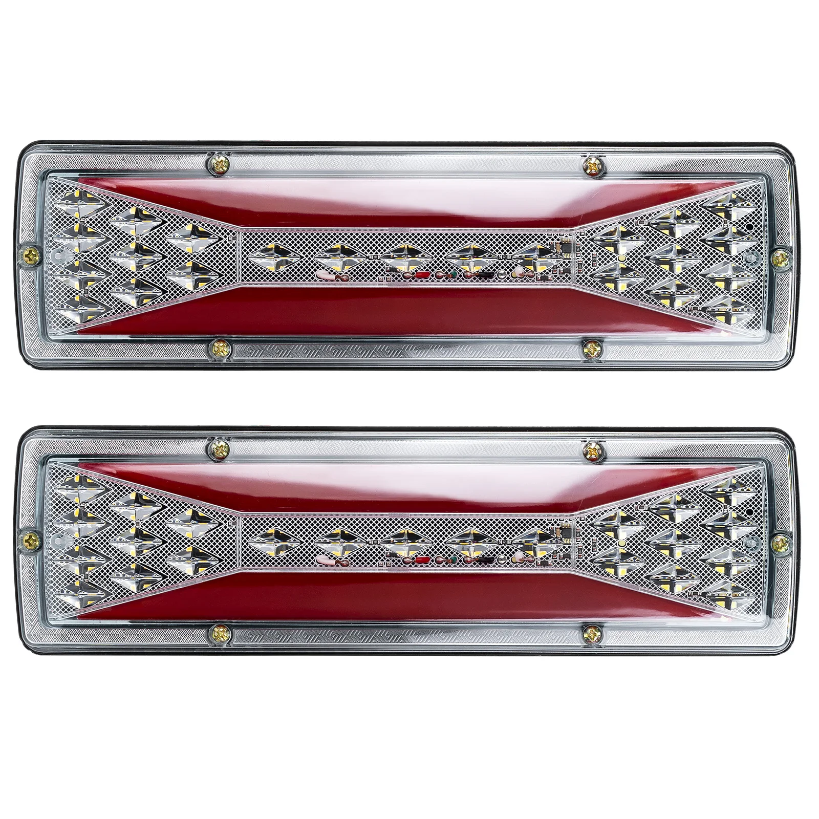 2x-LED-Trailer-Tail-Light-Dynamic-Flowing-Turn-Signal-Indicator-Truck ...