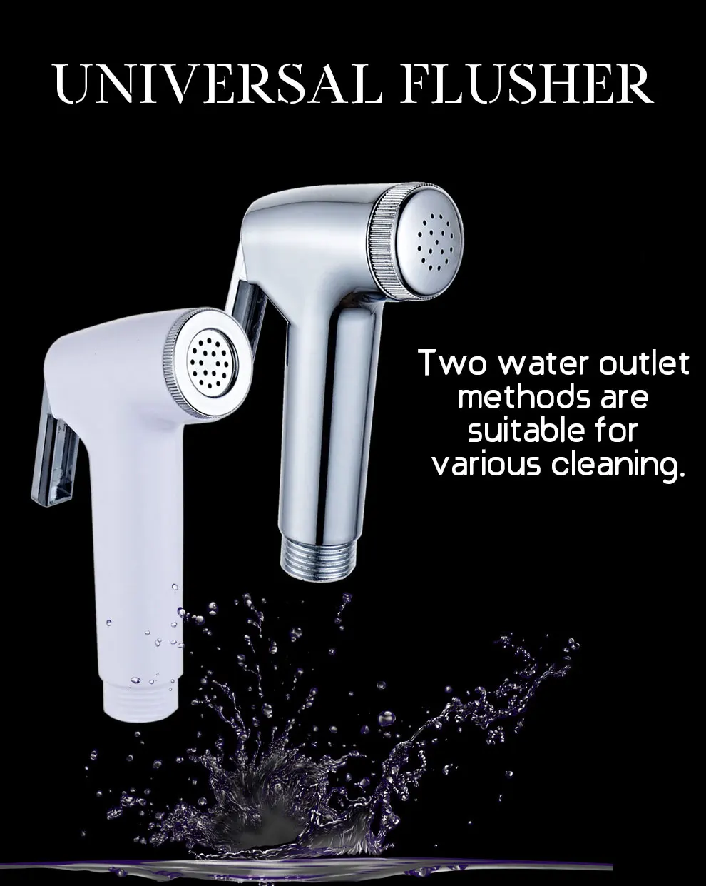 Bidets,Pistolet de pulvérisation de Bidet pour toilettes salle de bains ...