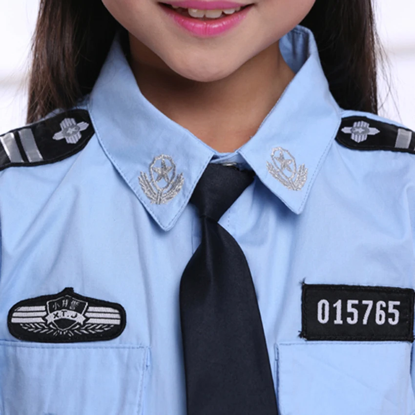 Police Woman Costume For Kids