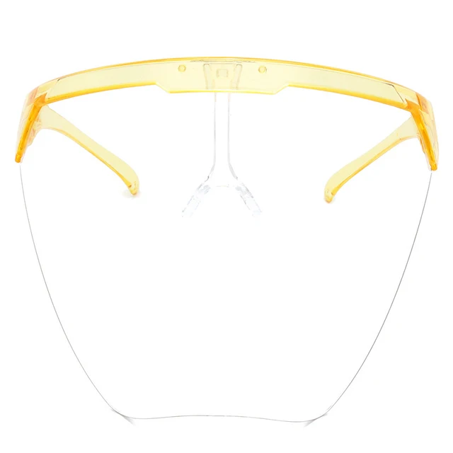 2021 Transparent Protective Mask Full Face Shield Dustproof Goggles ...