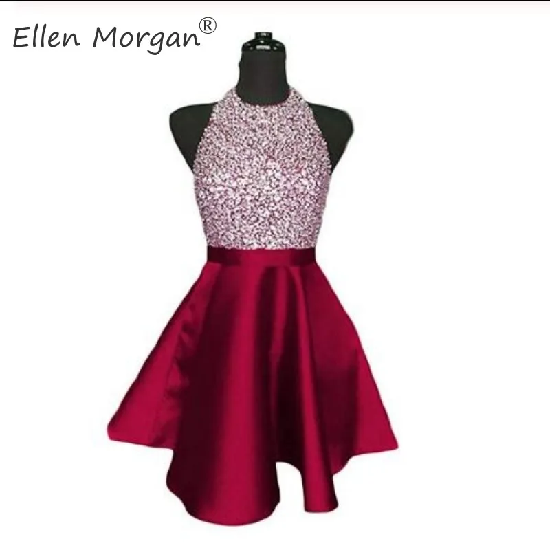 Короткие атласные платья Королевского синего цвета для выпускного ...