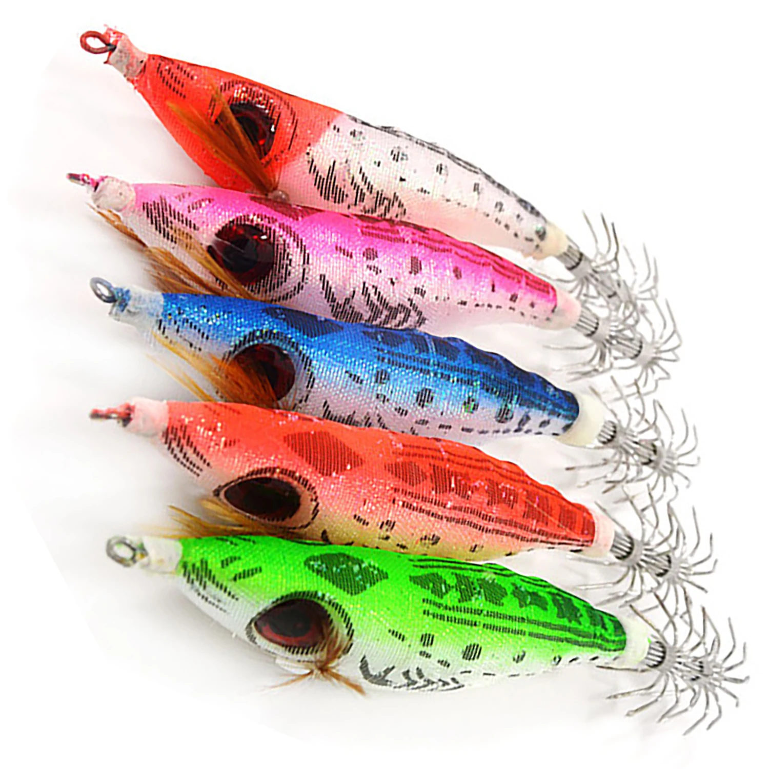 Kmucutie-5-pcs-10cm-luminous-squid-hook-3D-big-eyes-squid-jigs-hooks ...