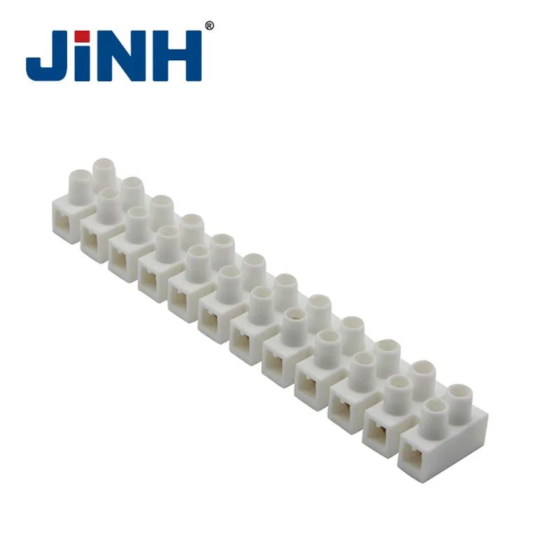 Wire connector Screw terminal 10A Dual Row 12 Positions Barrier Strip ...