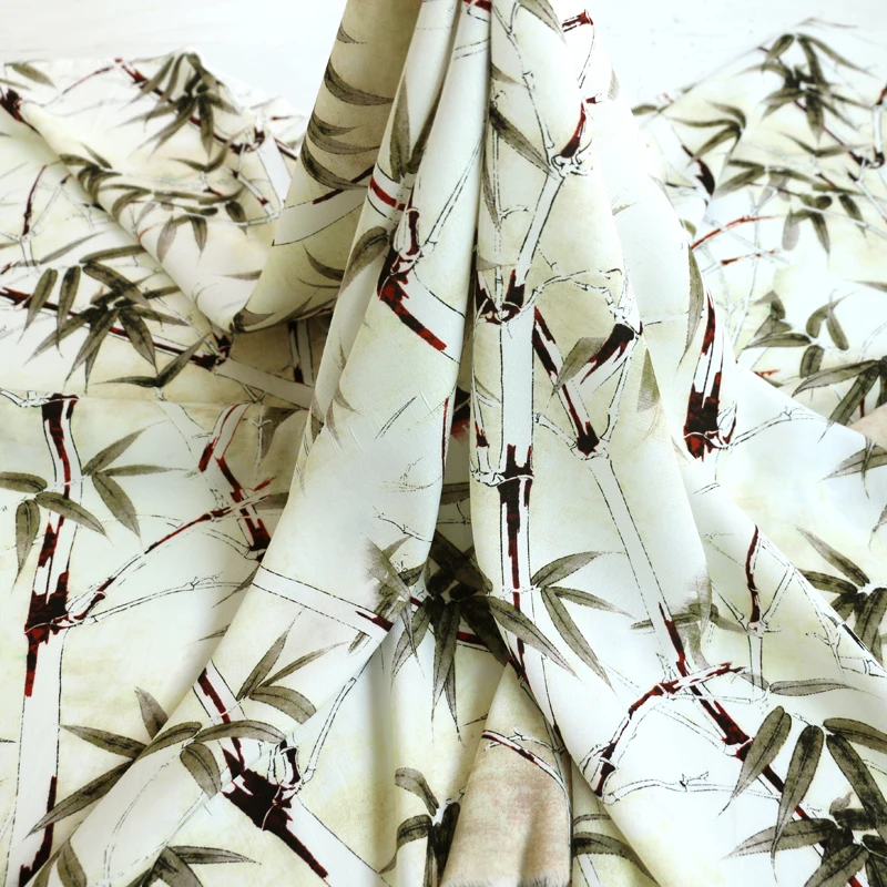 Bamboo Print Fabric