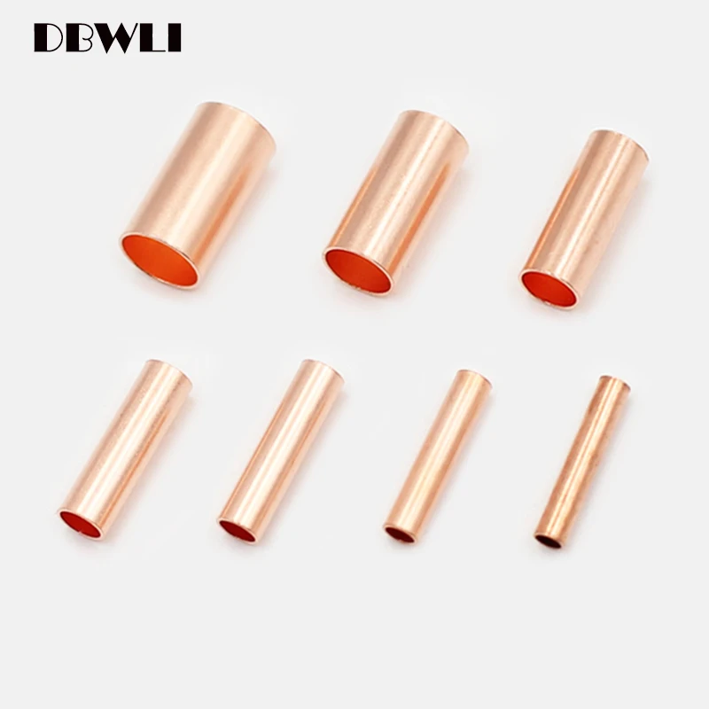 1000PCS 1.5mm2 GT 1.5 φ1.5 mm Copper connecting pipe wire joint small copper tube Copper ...